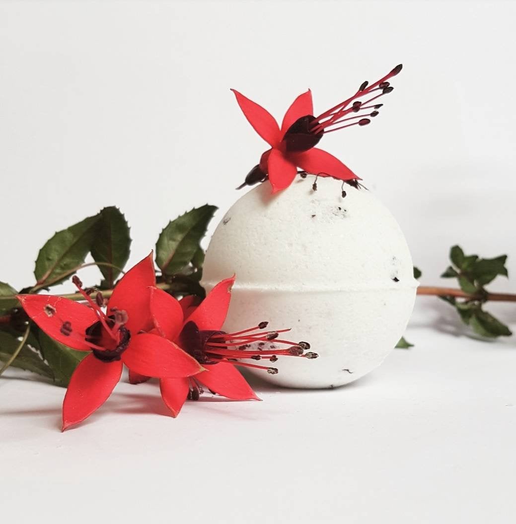 West Cork Fuchsia Bath Bomb on Luulla
